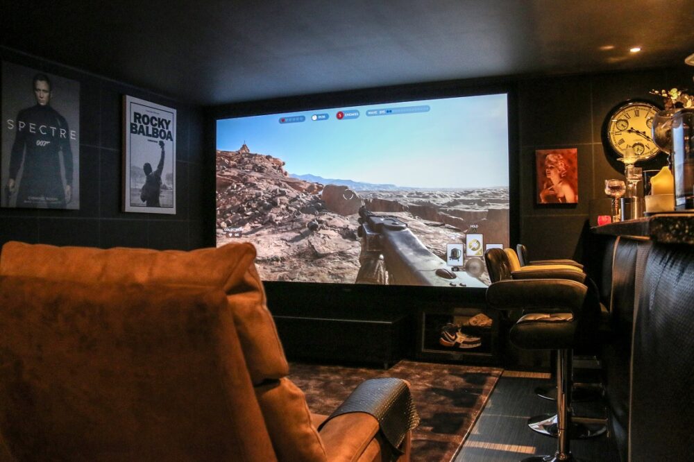 Garage Conversion - Cinema / Bar - Rayleigh Hi-Fi